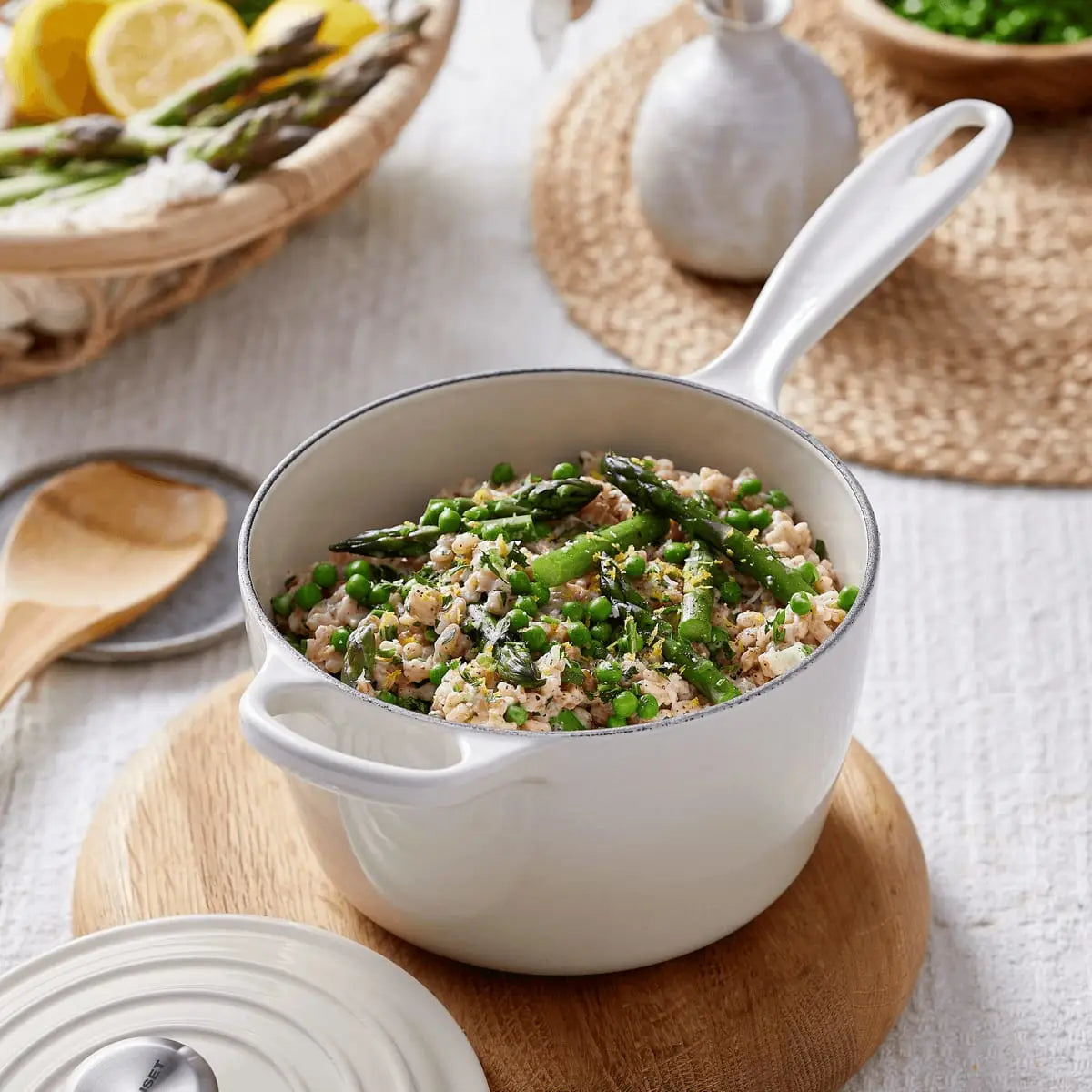 Spring Green Spelt Risotto Recipe – Art of Living Cookshop