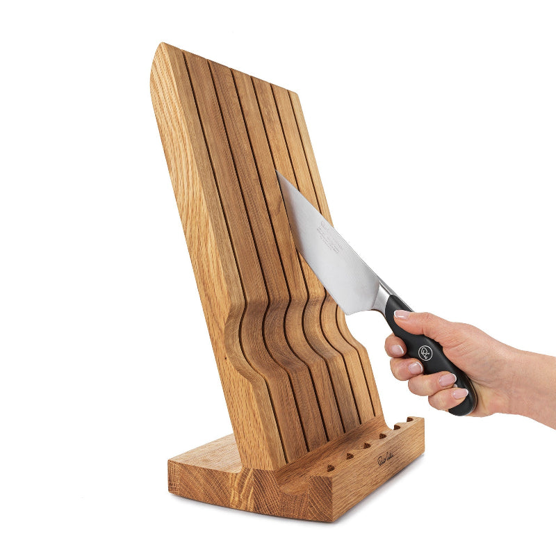 Robert Welch Professional Angle Oak Knife Block – Art of Living Cookshop