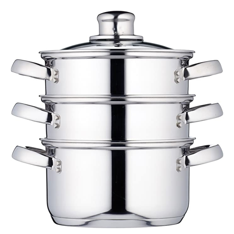 Kitchen Craft 3TIER 16CM STEAMER Stainless Steel – Art of Living Cookshop
