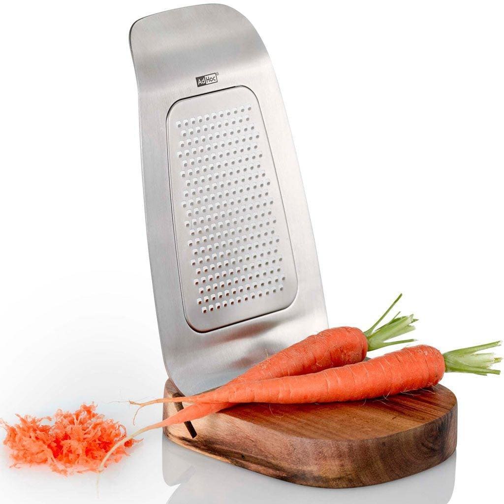 AdHoc GRANA Fine Grater & Wood Stand – Art of Living Cookshop