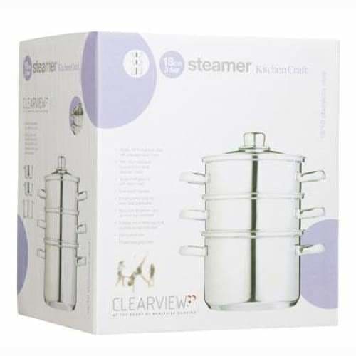 Kitchen Craft 3-Tier Steamer 18 cm S/S – Art of Living Cookshop