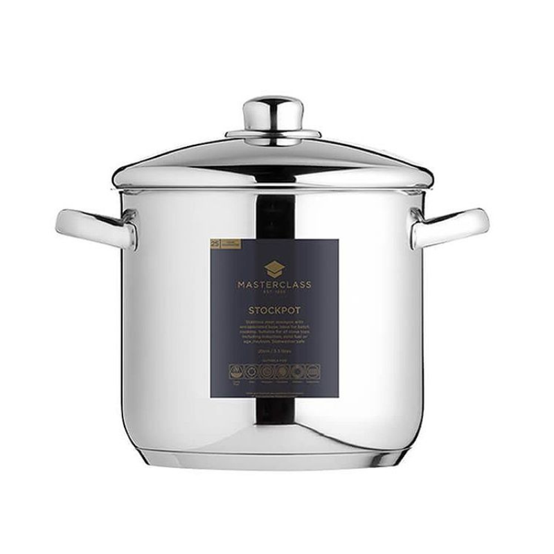 Master Class Stockpot 11Litre Stainless steel – Art of Living Cookshop