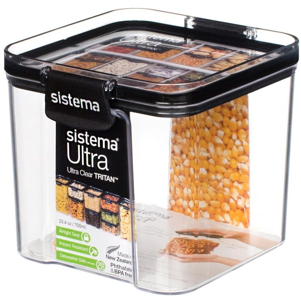 Sistema Ultra Square Tritan Canister 700ml – Art of Living Cookshop